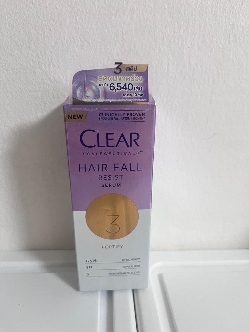 clear hair fall resist serum, Beauty & Personal Care, Hair on Carousell