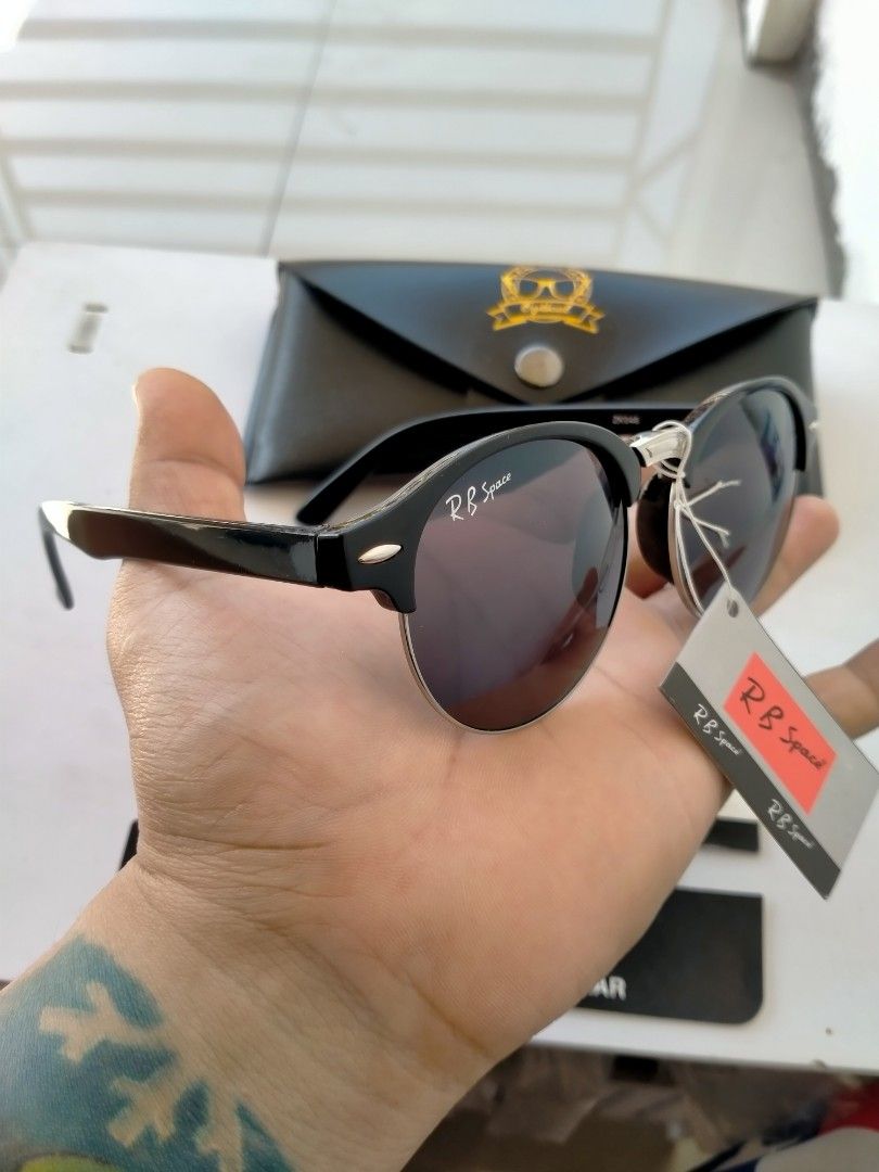 Clubmaster Vintage Sunglasses 80s Brand: RB Space Made in China Frame ...
