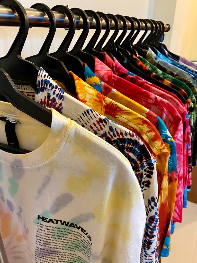 Coco Republic Men Tie Dye Summer Polo Collection (Total of 12 Polos ...