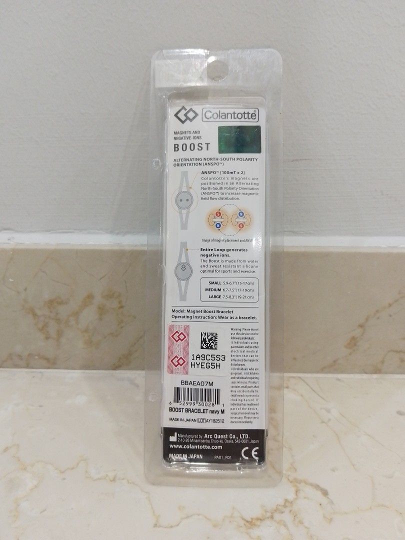 Colantotte Magnets & Negative Ions Boost Bracelet, Mobile Phones & Gadgets, Wearables & Smart ...