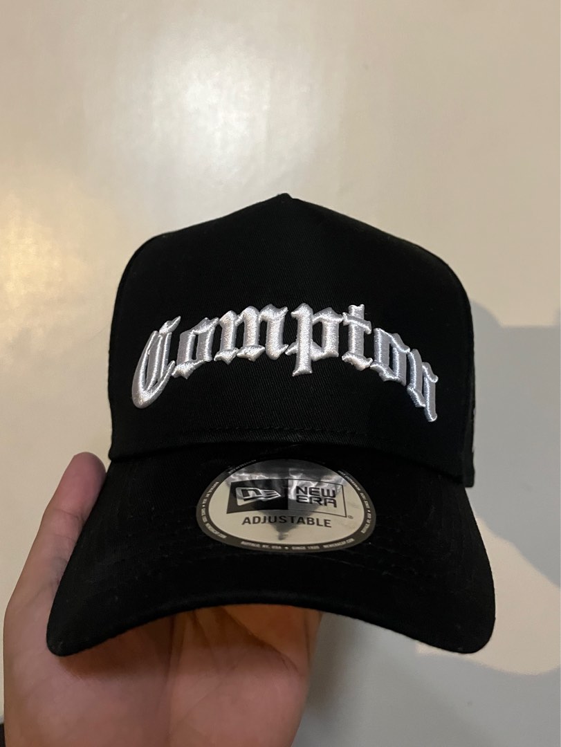Compton New Era Black Cap OSFA on Carousell