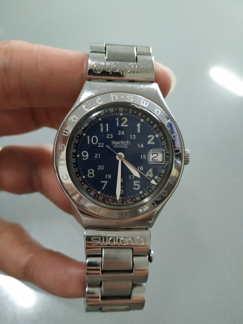 Cool Swatch Irony YGS400 with Bracelet watch, Men's Fashion, Watches ...