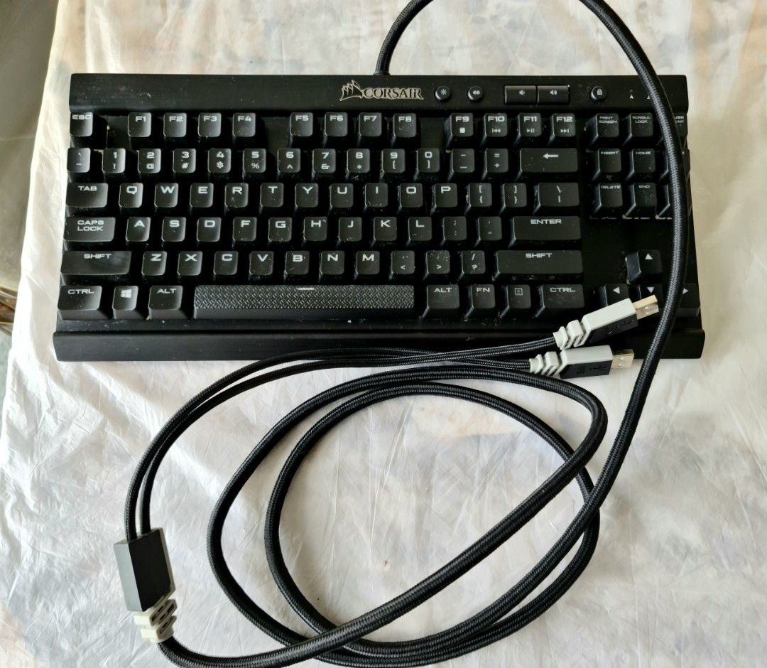 CORSAIR K63 RGB Rapidfire Gaming Mechanical keyboard + Razor Basilisk Gaming Wired Mouse, pc ...