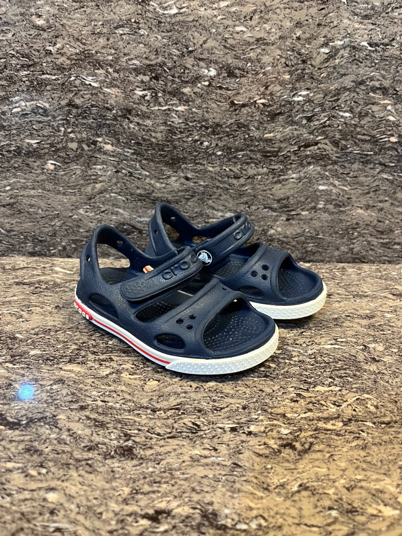 Crocs Baby Two Straps, Babies & Kids, Babies & Kids Fashion on Carousell