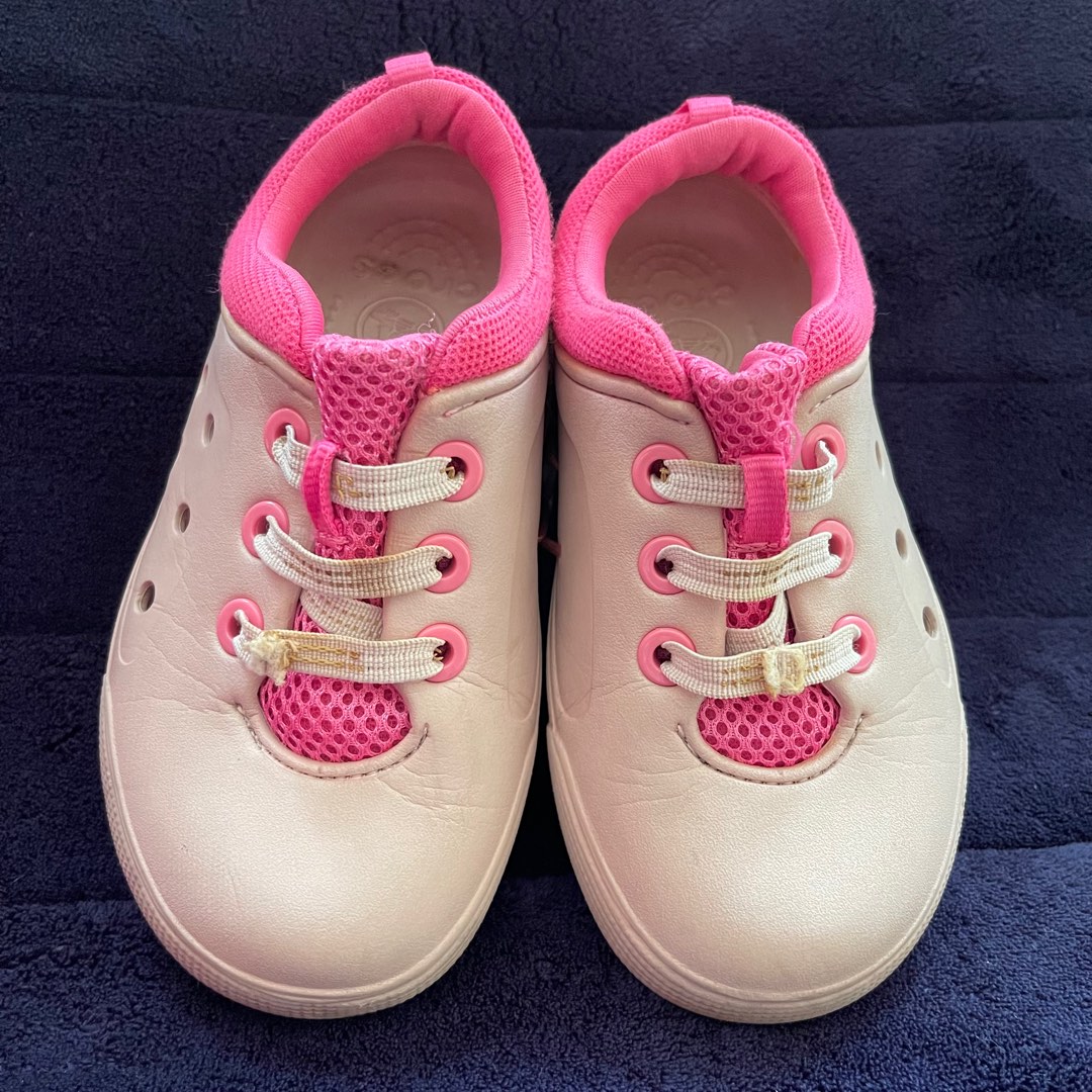 Crocs covered shoes (Girl), Babies & Kids, Babies & Kids Fashion on ...
