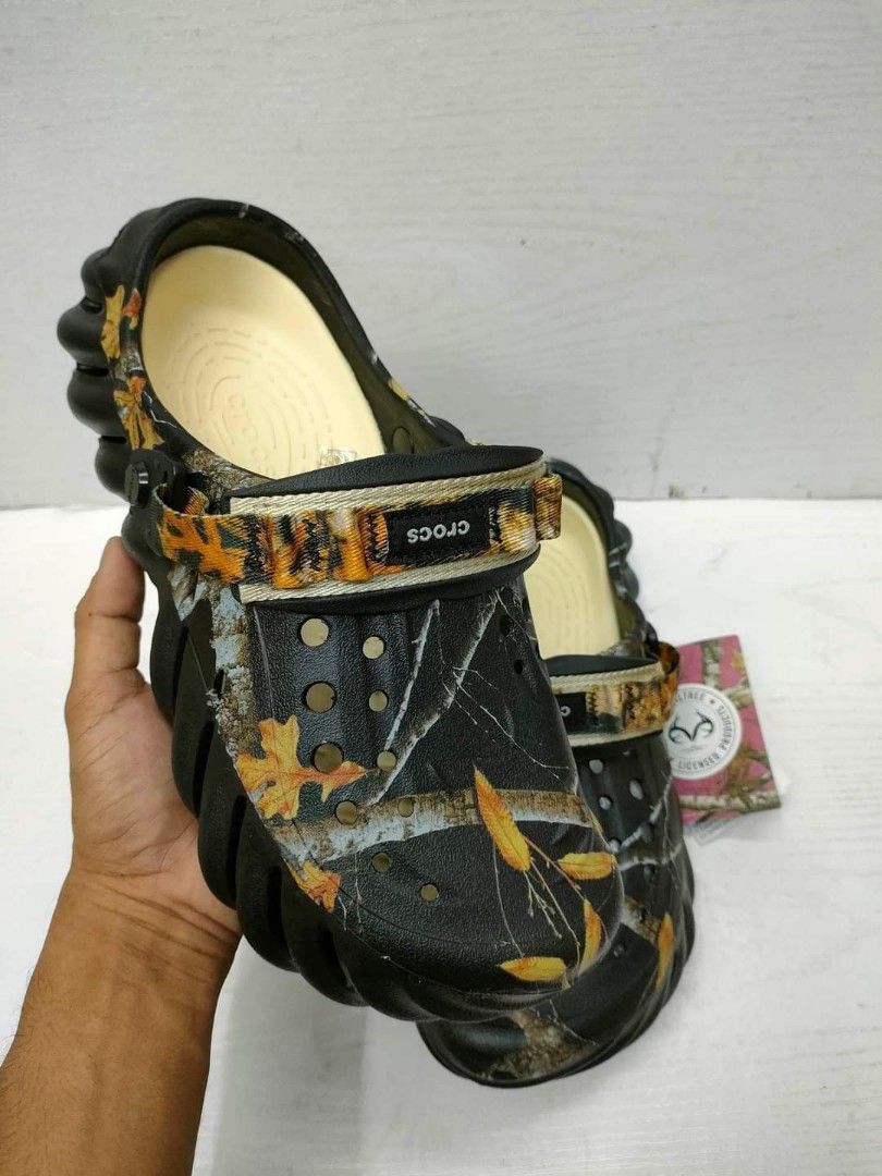 Crocs echo clog real tree for men, Men's Fashion, Footwear, Slippers ...