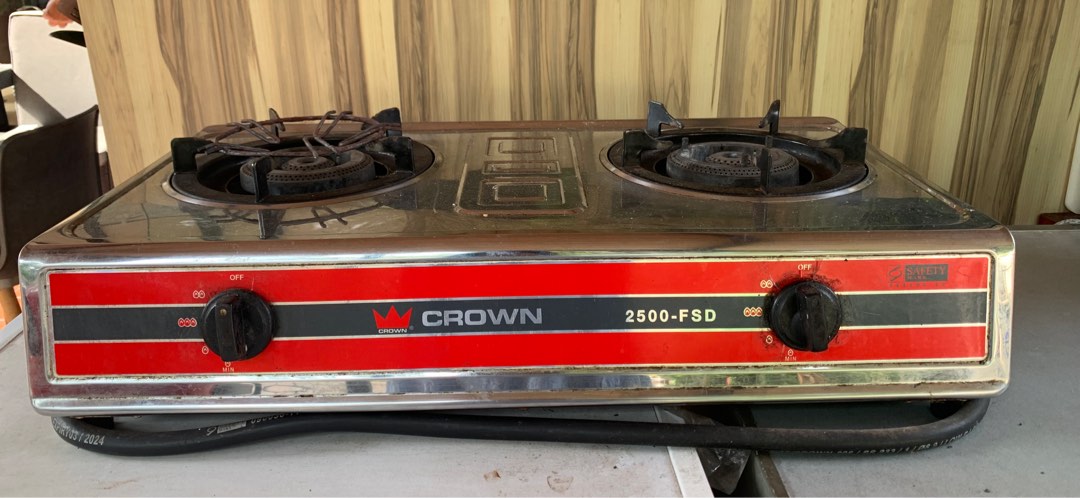 Crown Table Top Gas Stove Stainless Steel, TV & Home Appliances ...