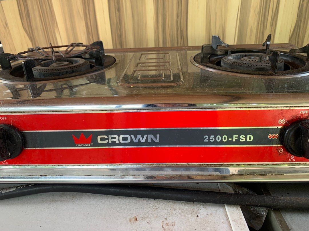 Crown Table Top Gas Stove Stainless Steel, TV & Home Appliances ...