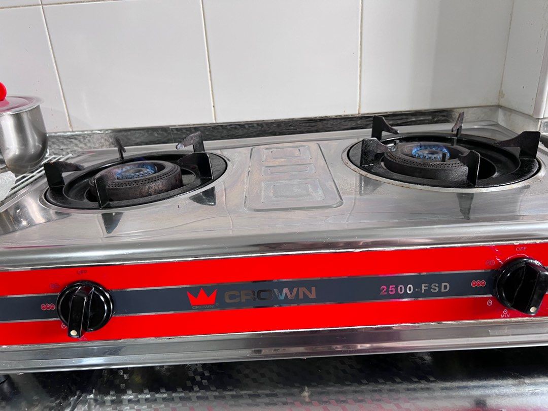 Crown Tabletop 2500-FSD Stove with Gas Cylinder, TV & Home Appliances ...