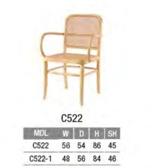 CSC C522 Solid Wood Chair, Dining Chair,solid wood with rattan ...