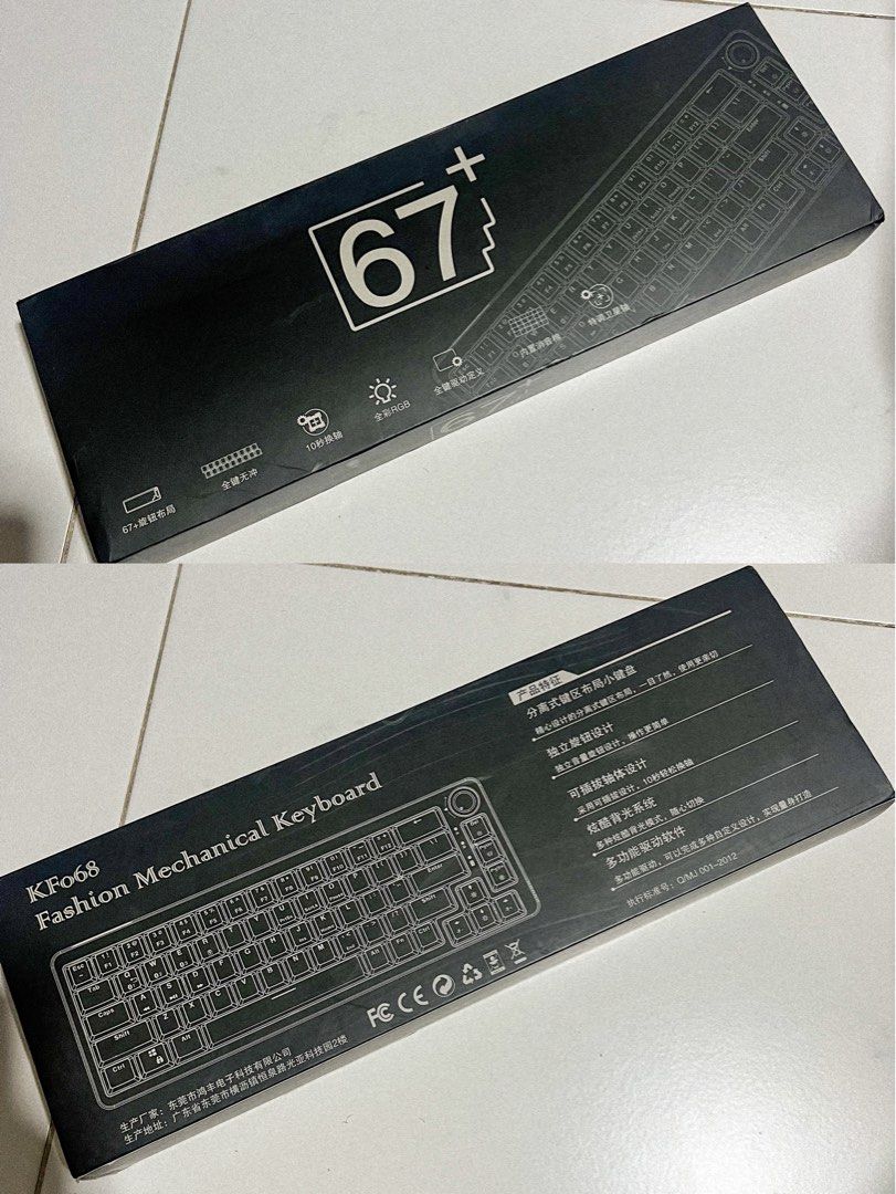 Custom GK68 Hot Swappable 65% Keyboard, Computers & Tech, Parts ...