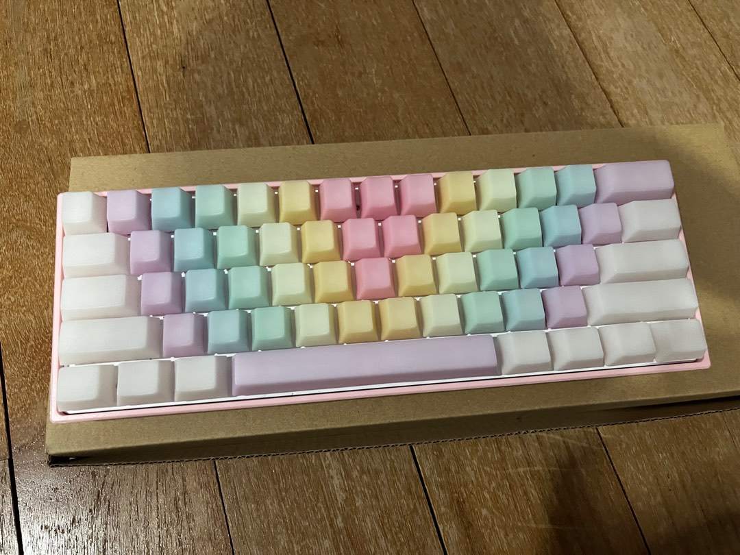 Custom keyboard koi 61 pom jelly keycaps modded, Computers & Tech ...