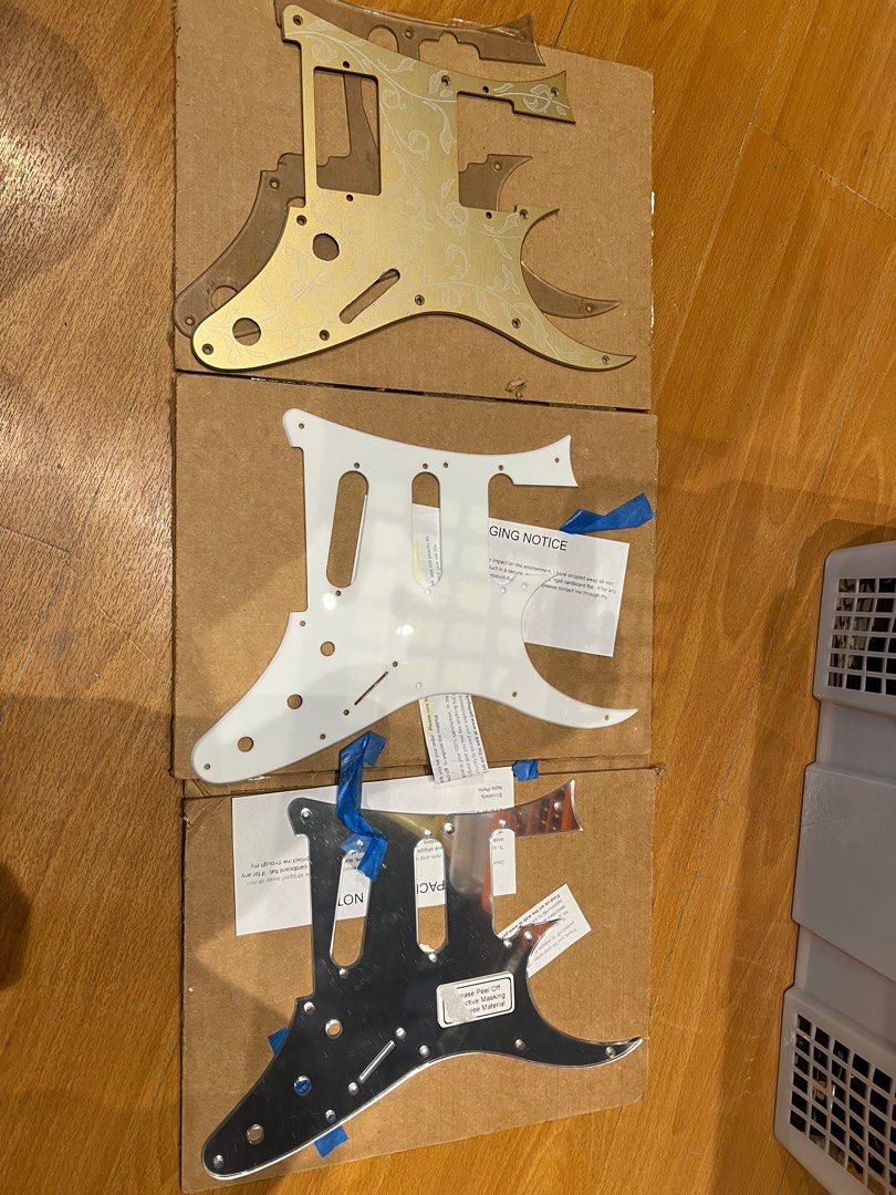 Custom pickguard ibanez RG JEM SSS HSH, Hobbies & Toys, Music & Media ...