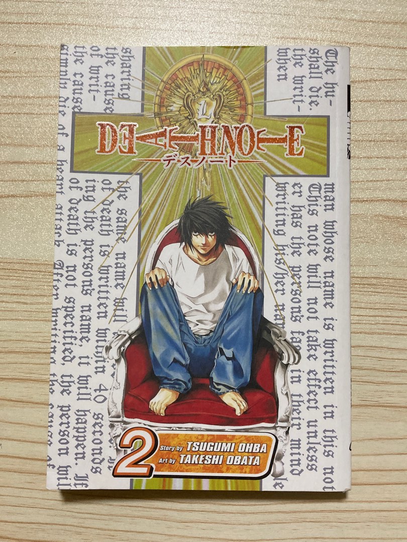 death note manga vol 2, Hobbies & Toys, Books & Magazines, Comics ...
