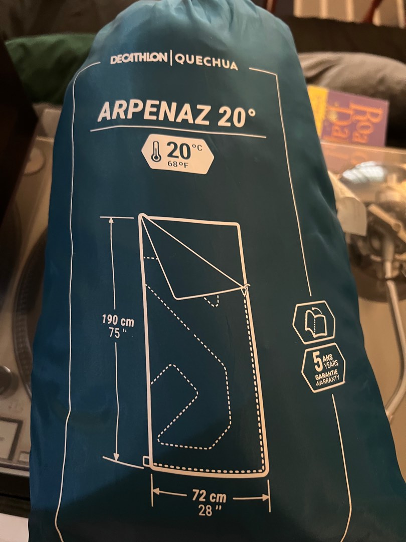 Decathlon Arpenaz Sleeping Bag, Sports Equipment, Hiking & Camping on ...