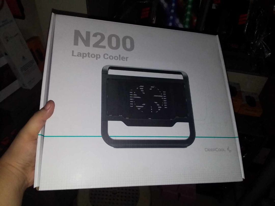 Deepcool N200 Laptop Notebook Aluminum Cooler Pad (Black) Cooling Pad ...