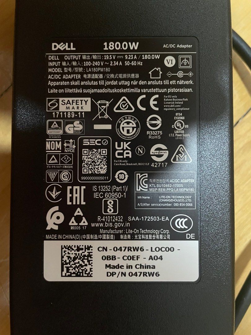 Dell K20A Docking Station With Adaptor 180w Computers Tech Parts Accessories Other