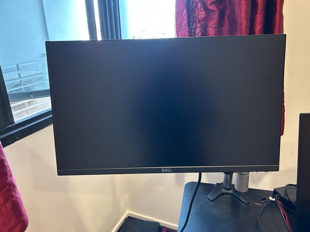 Dell Monitor P2219H with arm, Computers & Tech, Parts & Accessories ...