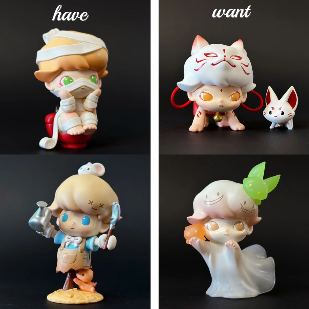 WTT WTS Dimoo No One's Gonna Sleep Tonight Mummy & Scarecrow POP MART ...