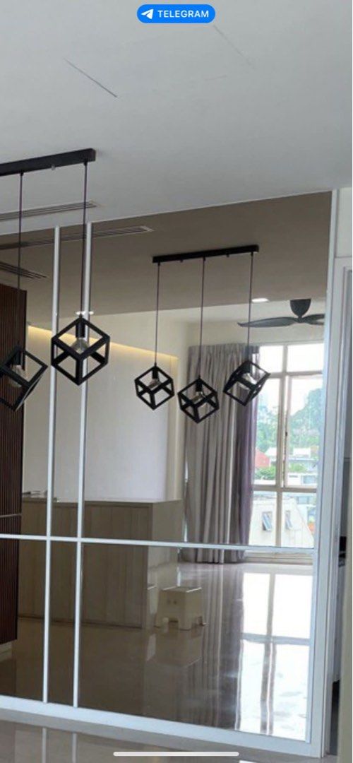 Dining pendant light hanging, Furniture & Home Living, Lighting & Fans, Lighting on Carousell