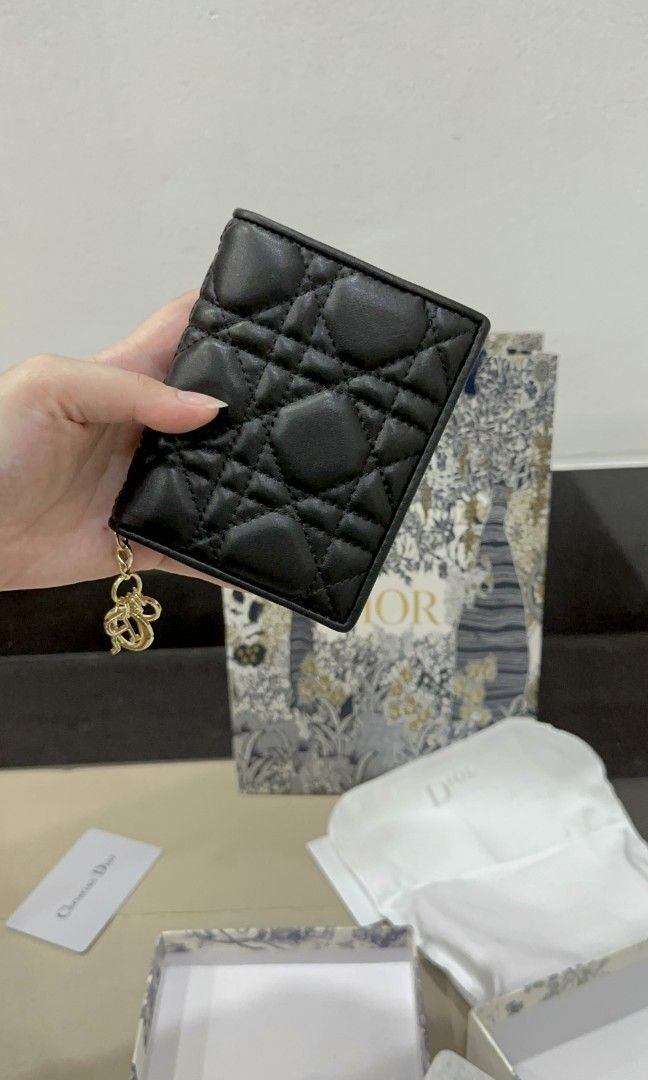 Dior Diorama dompet dior lady dior black hitam, Barang Mewah, Tas ...