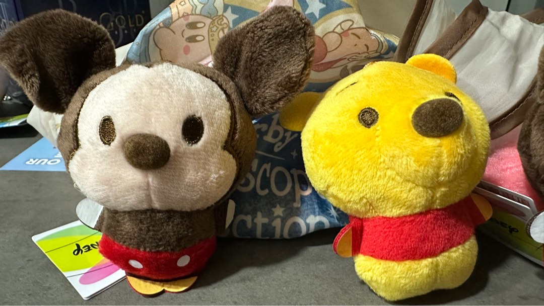 Disney Plush keychain, Hobbies & Toys, Toys & Games on Carousell