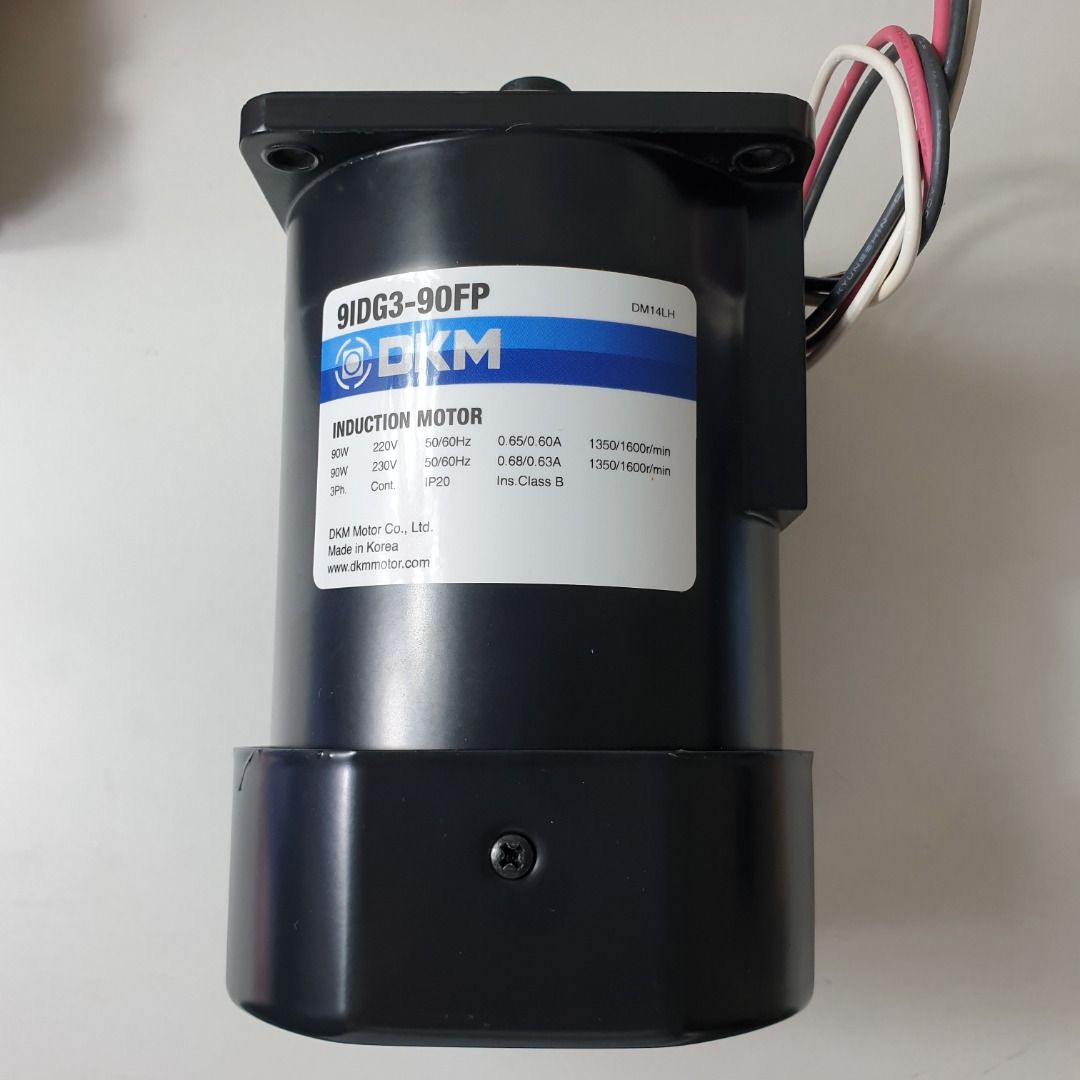 DKM 9IDG3-90FP Induction Motor + Gear Head, Commercial & Industrial ...