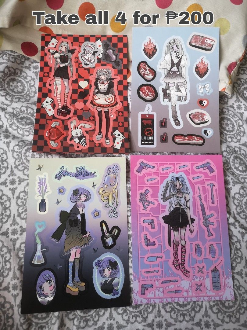 Domi World Korean Sticker Sheets official authentic used preloved ...