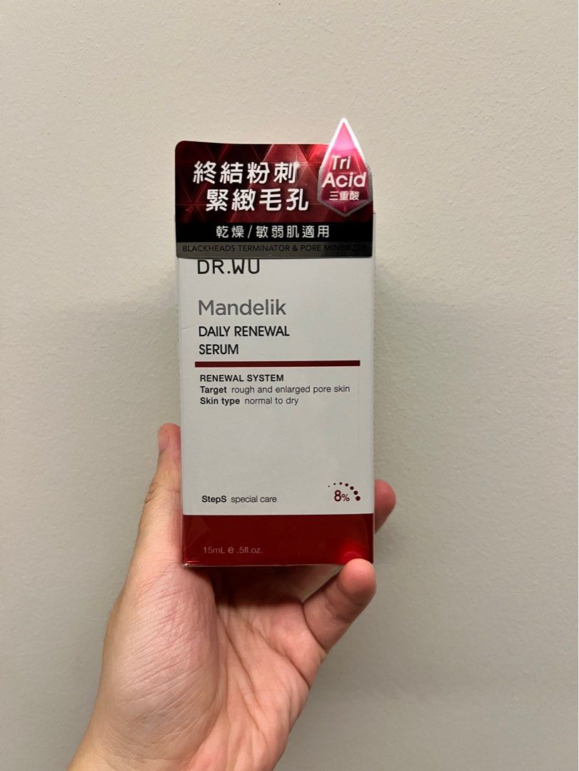 Dr Wu Mandelik Daily Renewal Serum 8%, Beauty & Personal Care, Face ...