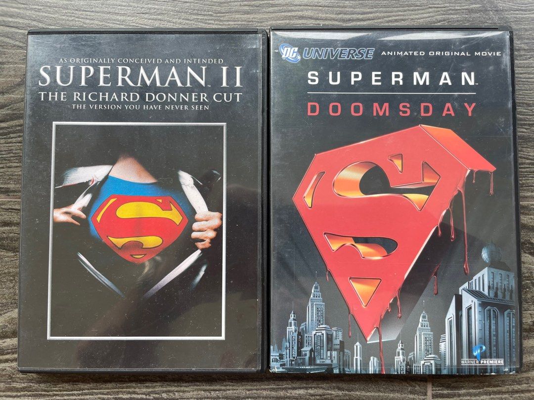 DVD - 2 Superman movies 1) Superman II 2) Superman Doomsday (animated movie), Hobbies & Toys ...