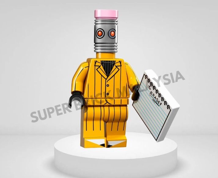 Eraser - the LEGO BATMAN MOVIE MINIFIGURE - 100% ORIGINAL (coltlbm 12 ...