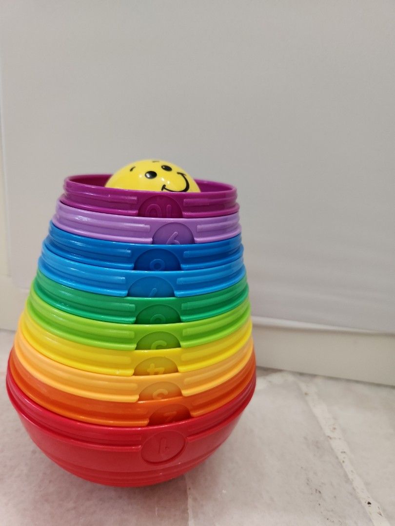 Fisher Price Stacking Bowls Nestling Toy, Babies & Kids, Infant ...