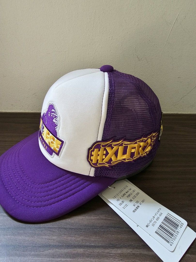 FR2 X Xlarge mesh cap purple, Men's Fashion, Watches & Accessories, Caps & Hats on Carousell