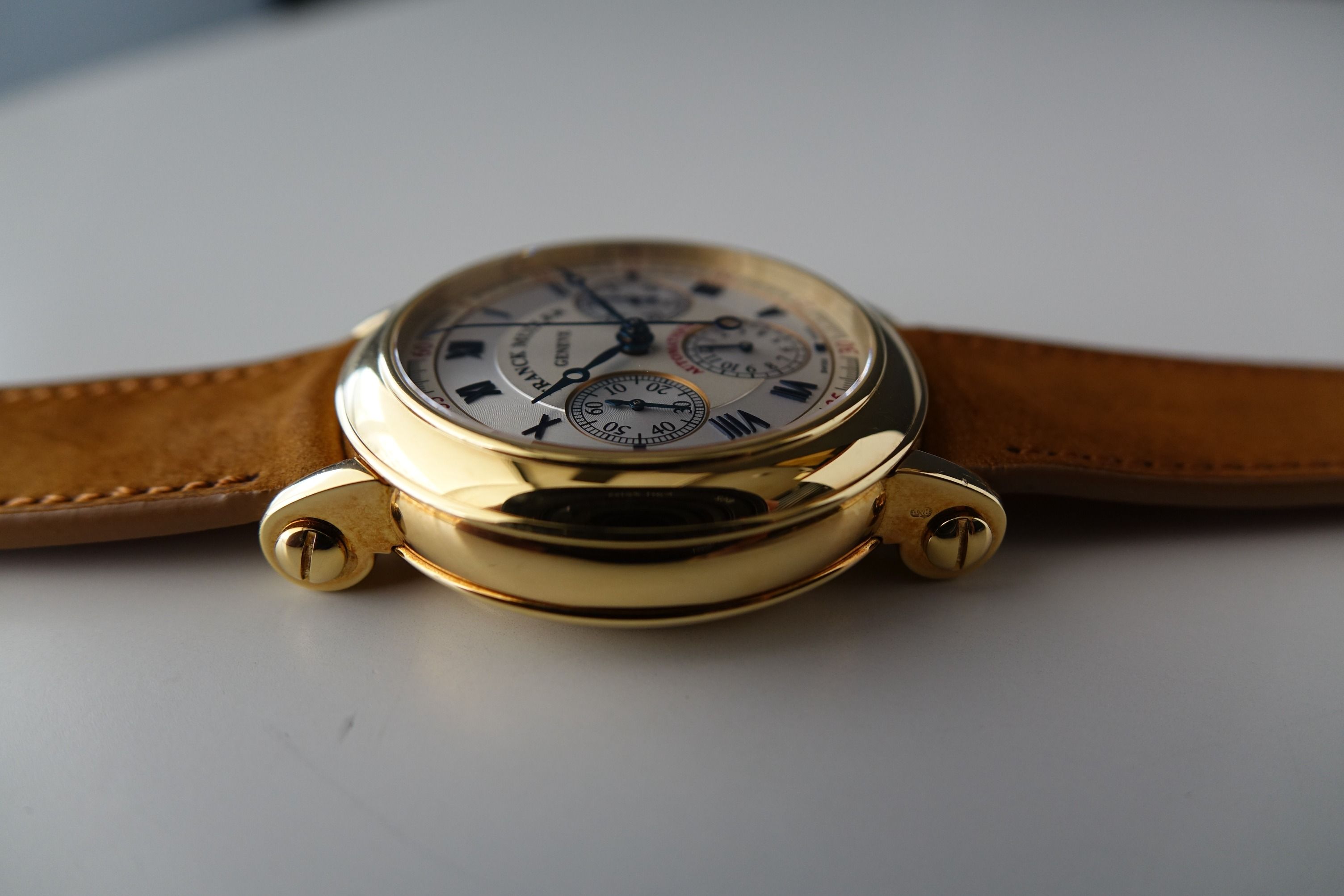 Franck Muller 7002 CC DF Double Face Chronograph, Luxury, Watches on Carousell