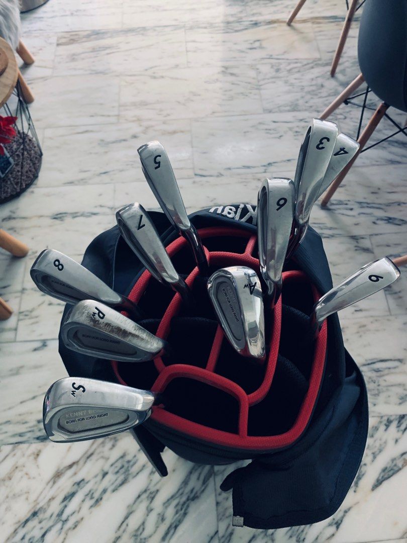 Full set irons with golf bag to let go, Sports Equipment, Sports ...