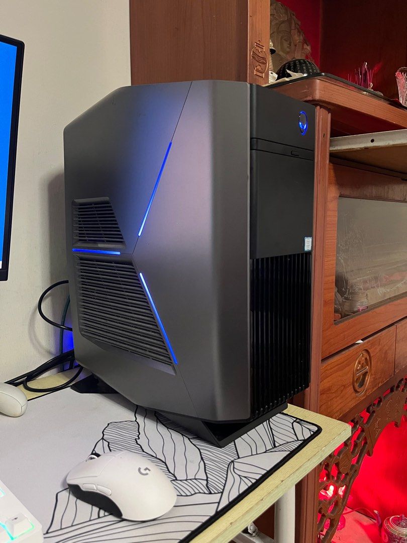 ALIENWARE R6 i7 RGB GAMING PC DESKTOP WORKSTATION CPU GTX 1070 8GB SSD ...