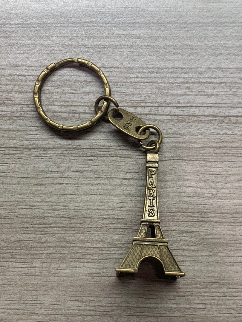 Gantungan kunci ASLI PARIS Menara Eiffel 4 Warna, Antik, Pajangan di ...