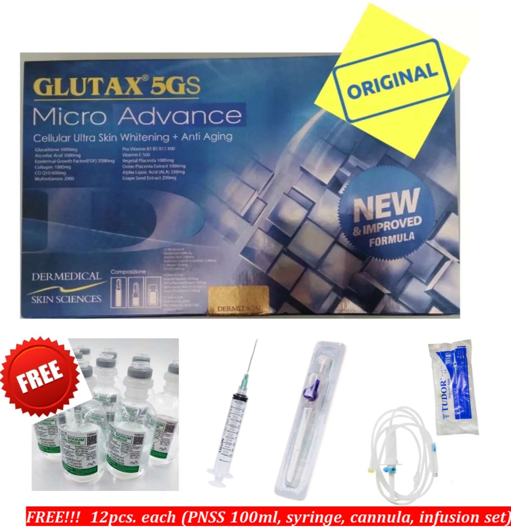 GLUTAX 5GS MICRO ADVANCE W/ COMPLETE DRIP SET, Beauty & Personal Care ...