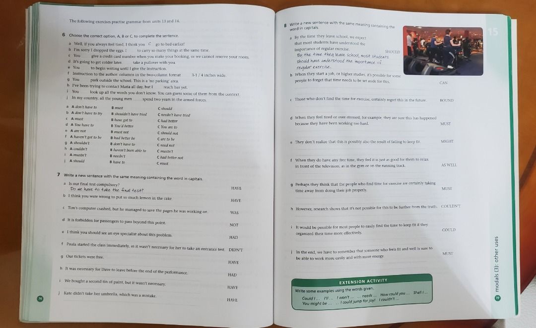 Grammar 練習 MEG Macmillan English Grammar (DSE IELTS English), 興趣及遊戲, 書本 & 文具, 教科書 - Carousell