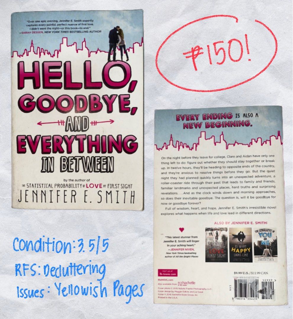 Hello, Goodbye, and Everything in Between, Hobbies & Toys, Books ...