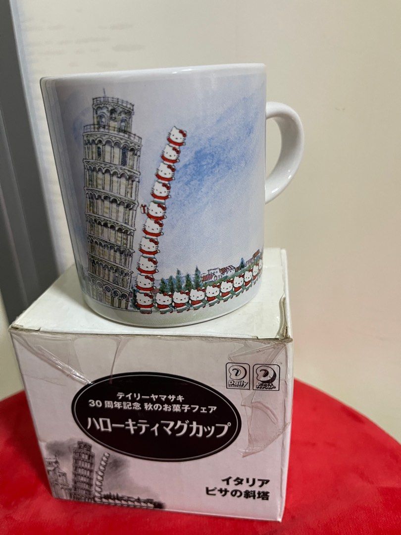 Hello Kitty Tower of Pisa Italy mug Rare, Food & Drinks, Other Food ...