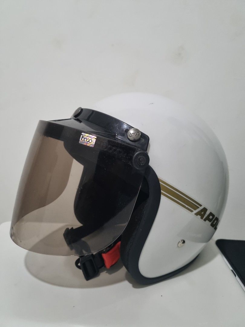 Helmet Apollo Visor Bogo, Motorbikes on Carousell