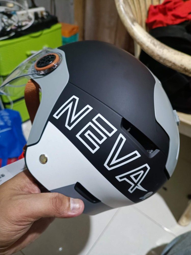 HF-12 Half Face Nutshell Helmet Adjustable Size on Carousell