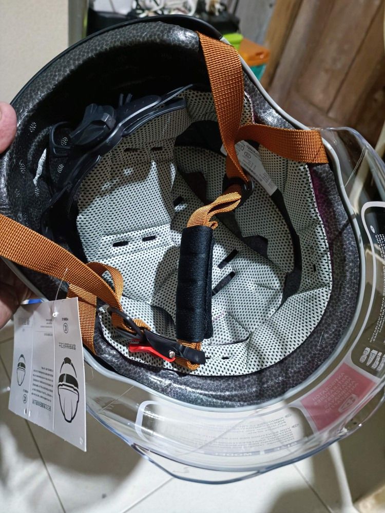 HF-12 Half Face Nutshell Helmet Adjustable Size on Carousell