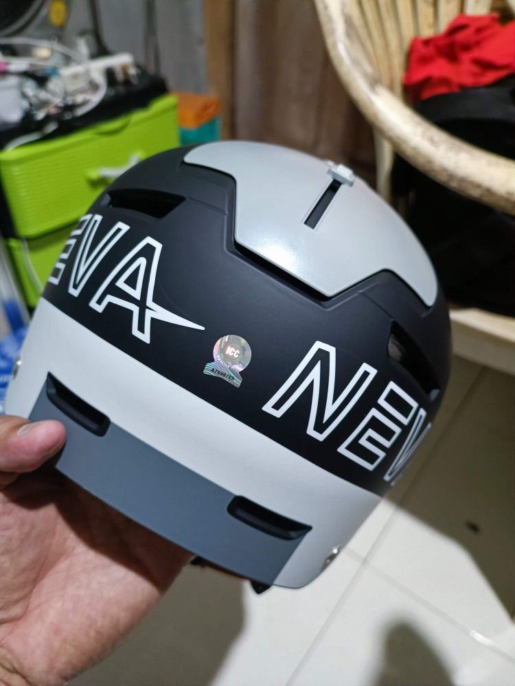 HF-12 Half Face Nutshell Helmet Adjustable Size on Carousell