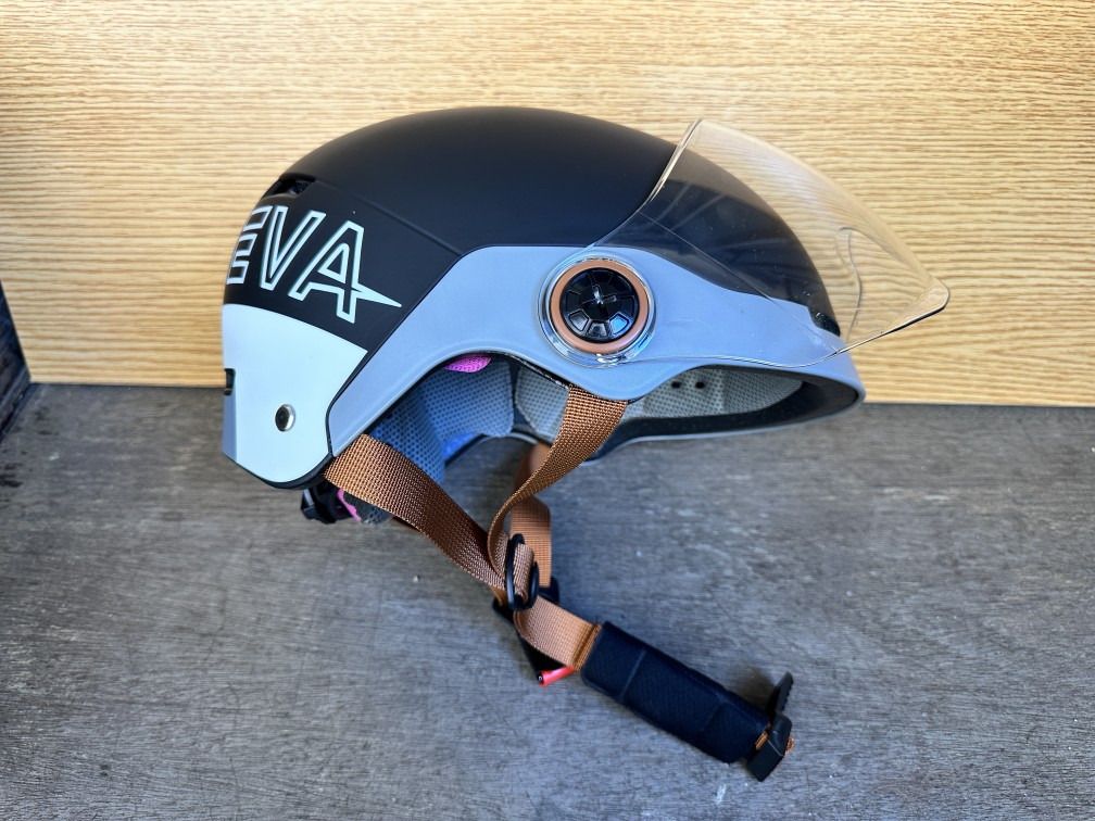 HF-12 Half Face Nutshell Helmet Adjustable Size on Carousell