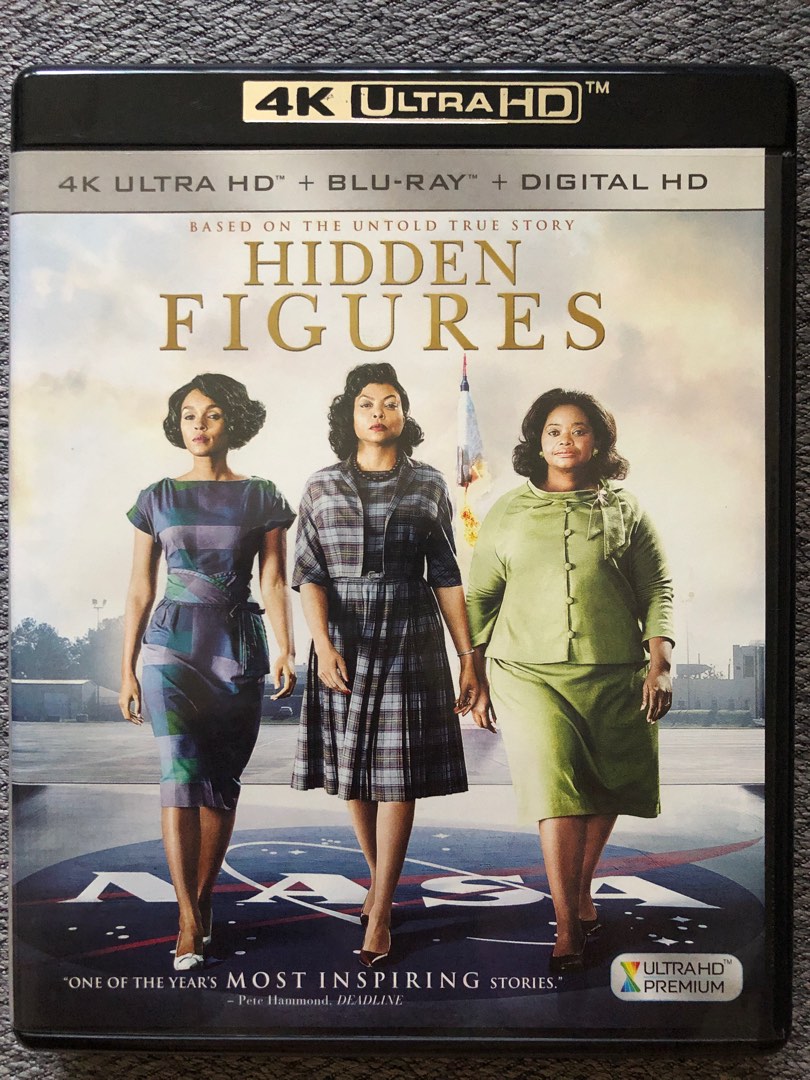 HIDDEN FIGURES 4K UHD BLU RAY, Hobbies & Toys, Music & Media, CDs ...