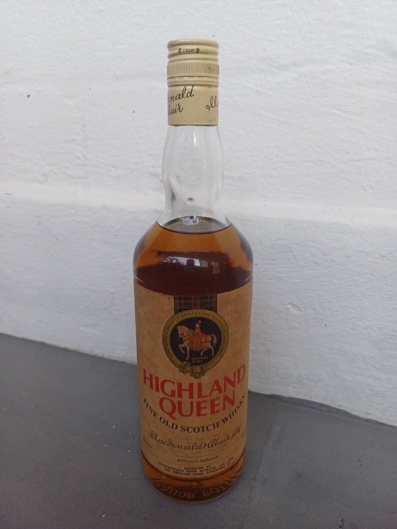 Highland Queen Fine Old Scotch Whiskey 750ml, Food & Drinks, Alcoholic ...