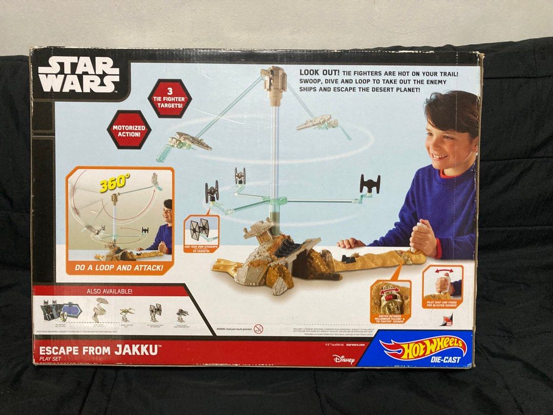 Hot Wheels Star Wars Escape from Jakku Playset, Hobbies & Toys, Toys ...