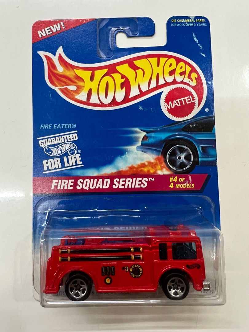 Hotwheels 1995 Fire Squad Series Fire Eater (Red), Hobbies & Toys, Toys ...